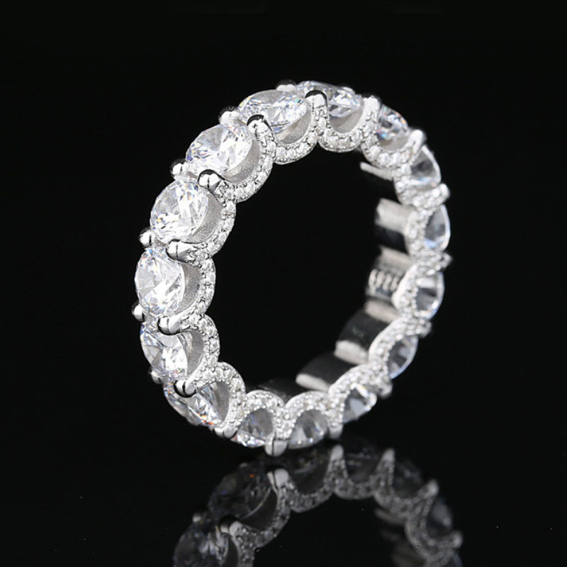 5mm Bling Frost Ice Out Diamond Ring – kankco