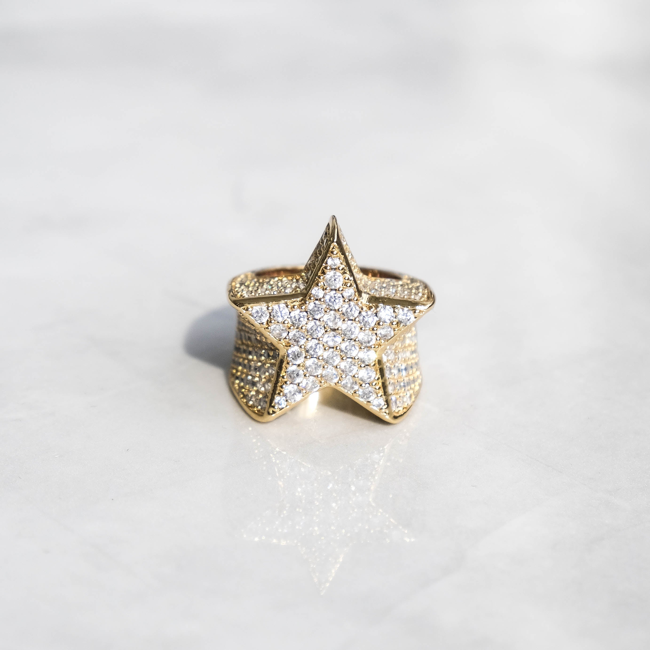 Diamond Star Ring 18k Gold – kankco