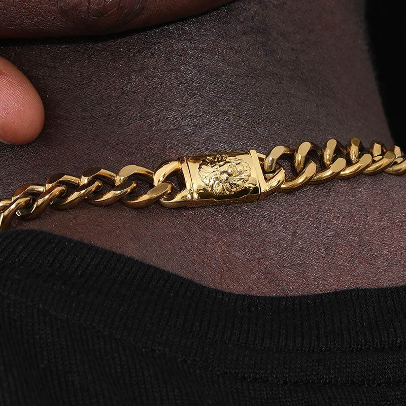 10mm Lion Buckle Cuban Chain – kankco