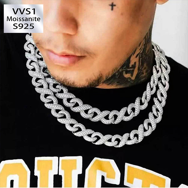 15mm Ice Out Infinity "∞" Chain – kankco
