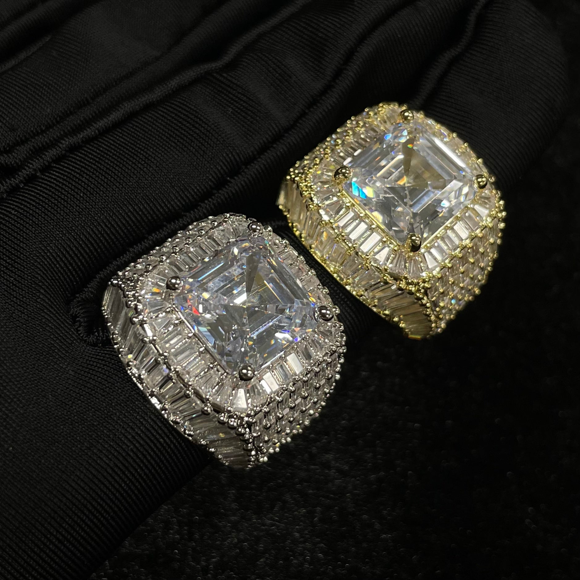 Moissanite Layered Diamond Ring – kankco