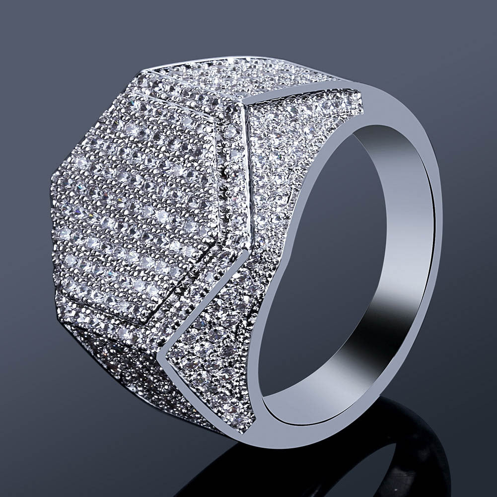 19mm Hexagon Hip Hop Ring – kankco