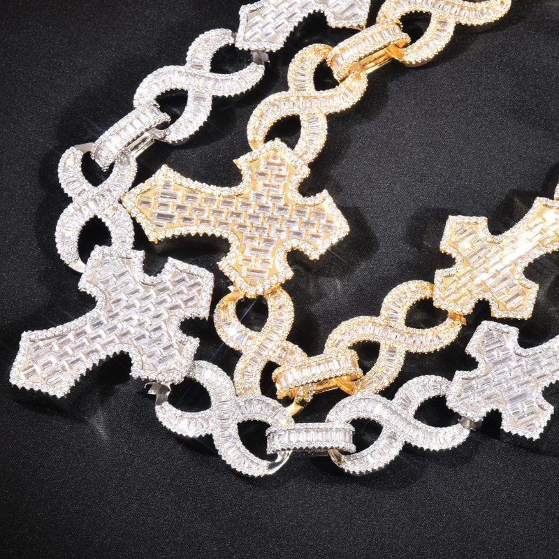 Moissanite Hip Hop Cross Unlimited Cuban Chain – kankco
