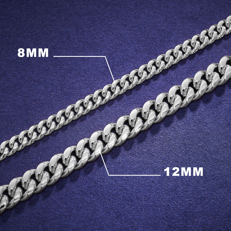 8mm/10mm/12mm/14mm Miami Cuban Link Chain – kankco