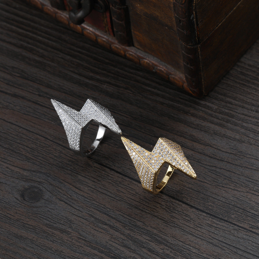 Diamond Lightning Ring – kankco